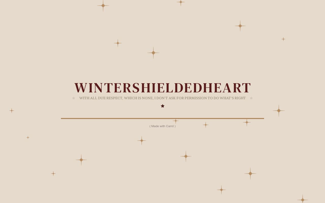 wintershieldedheart